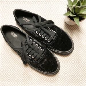 Mossimo Supply Co. | Shoes | Mossimo Supply Co Black Velour Sneakers ...